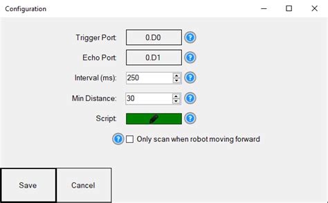 Ultrasonic Collision Script Ultrasonic Robot Skills Support