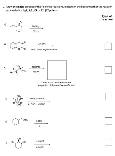 [answered] 7 Draw The Major Product Of The Following Reactions Indicate Kunduz