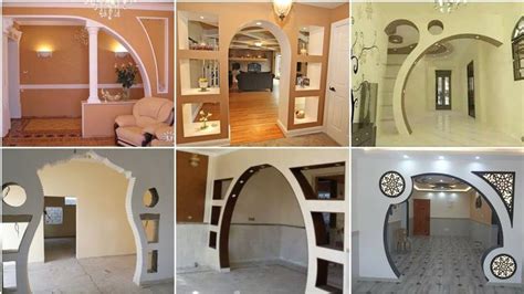 Modern Arch Design For Hall And Kitchen