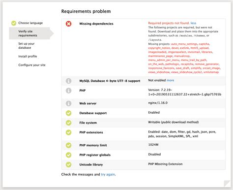 Installer Requirements Problem For Missing Projects Assumes Only Modules Issue