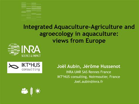 Pdf Integrated Aquaculture Agriculture And Agroecology In Aquaculture Views From Europe