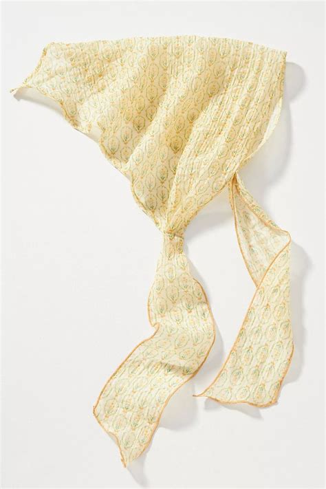 By Anthropologie Sweet Girl Floral Hair Scarf