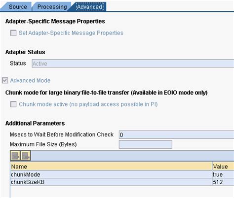Fileftp Adapter Large File Transfer Chunk Mode Sap Community