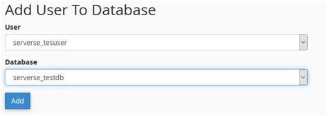 How To Create Mysql Database And User