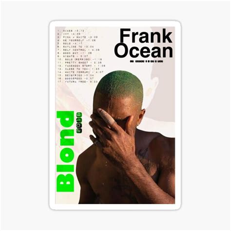 Signs Youre In Love With Frank Ocean Sticker By Bayonetsky Redbubble