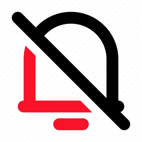 Mute Notification Slash Bell Alarm Icon Download On Iconfinder