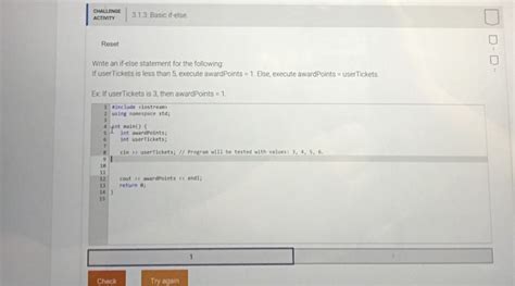 solved challengie activity 3 1 3 basic if else reset write