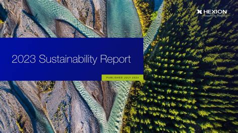 Michael Lefenfeld On Linkedin Hexion 2023 Sustainability Report