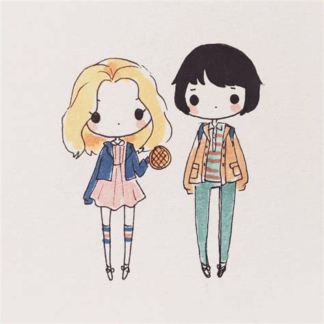 Stranger Things Eleven And Mike By
