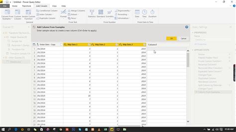 How To Correct Errors On Date Data Type In Power Query Youtube