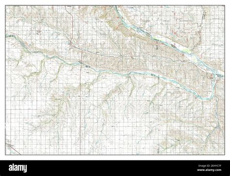 Atkinson Nebraska Map 1986 1100000 United States Of America By