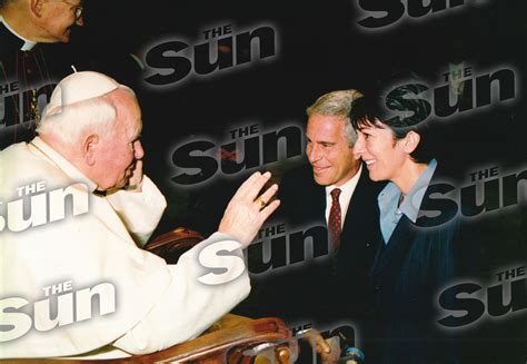 Beaming Jeffrey Epstein And Ghislaine Maxwell Blessed By The Pope