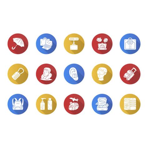 여행 필수품 스톡 사진 및 일러스트 Istock