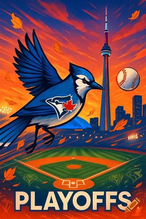A Vibrant Illustration Of A Toronto Blue Jays Parade Float Featuring A