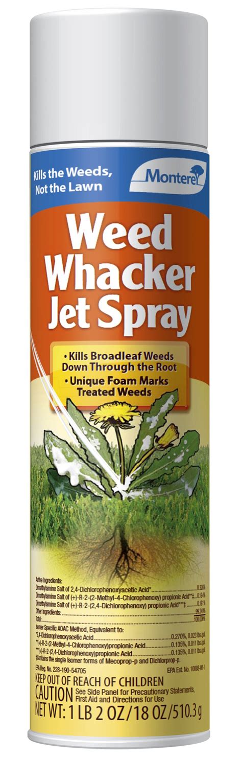 Monterey Weed Whacker Jet Spray Herbicide Aerosol 18 Oz