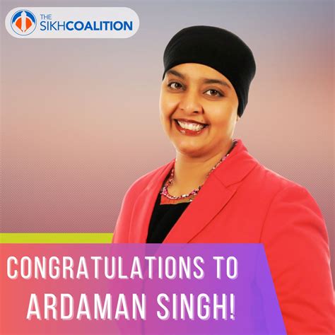 The Sikh Coalition On Linkedin Congratulations To Ardaman Singh For