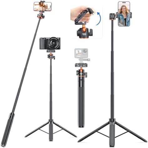 Amazon VRIG TP Camera Tripod Inch Extendable Phone Selfie Stick Camera Tripod Stand