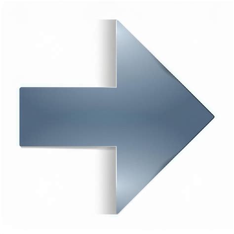 Premium Vector An Arrow With A Metallic Texture Style