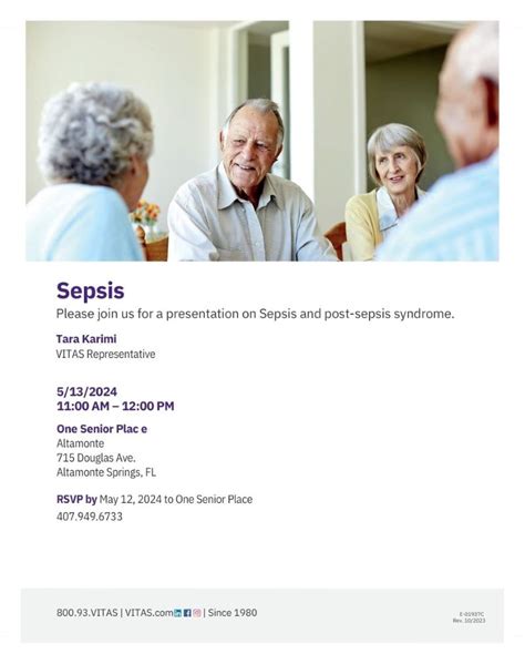 Sepsis Presentation One Senior Place Sepsis Presentation One Senior Place