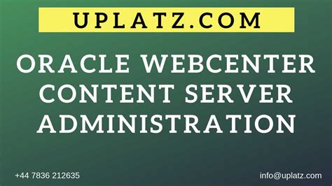 Oracle Webcenter Content Server Administration Training And Certification Course Become Oracle