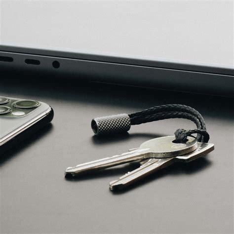 Key Fob Titanium Wingback