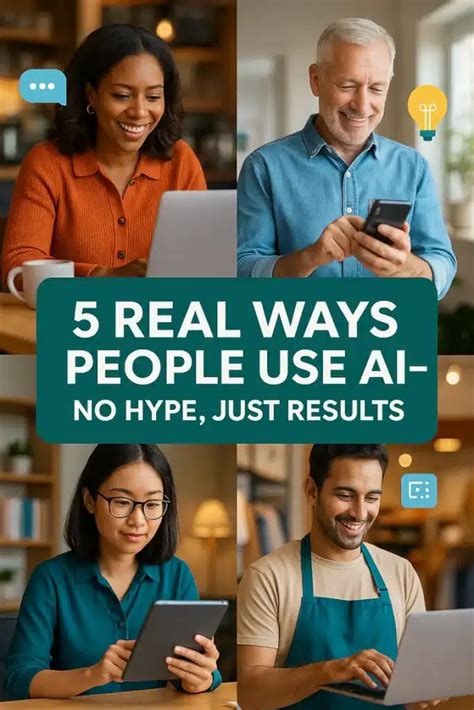 Enough Hype Here Are 5 Ways Real People Are Using Ai Right Now And