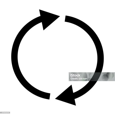 Illustration Of Two Rotating Arrows Stock Illustration Download Image