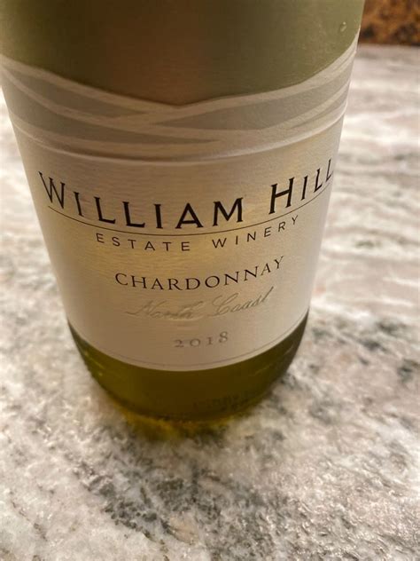 2019 William Hill Winery Chardonnay Central Coast Usa California