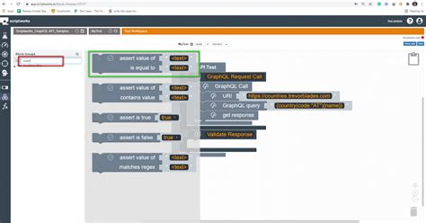 GraphQL Single Value Response Validation Scriptworks