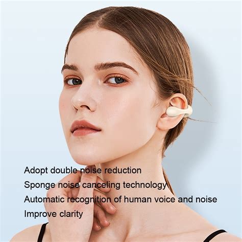 Single Ear Bone Conduction Bluetooth Earphone In Ear Wearable Running Sports Mini Black