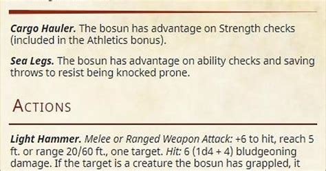 Gos Npc Pirate Officers With “enemy Type” Abilities Inspired By Mcdms Flee Mortals Needs