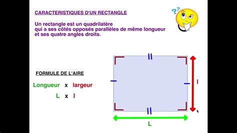 Calculer Laire Dun Rectangle Youtube Calculer Laire Dun Rectangle Youtube