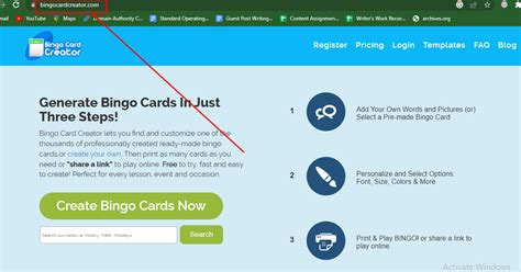 Bingo Card Generator Excel Windows Numbers From 1 To 90