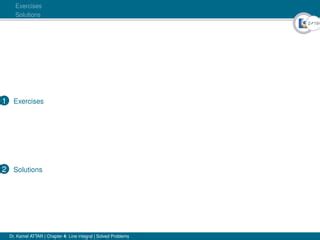 Solved Exercises Line Integral PDF
