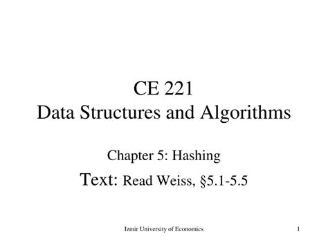 Ppt Ce 221 Data Structures And Algorithms Powerpoint Presentation