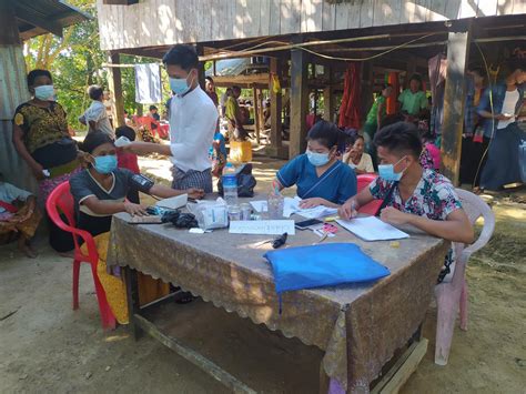 မောင်တောမြို့နယ်၊ သင်္ဘောလှကျေးရွာ၌ အသက် ၄၅ နှစ်နှင့်အထက် ပြည်သူများအား ကိုဗစ် ၁၉ ရောဂါကာကွယ