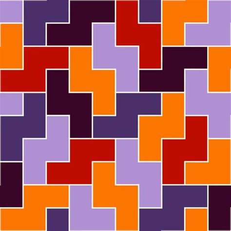 Tetris Seamless Vector Background — Stock Vector © Klaradohnalova 12638593