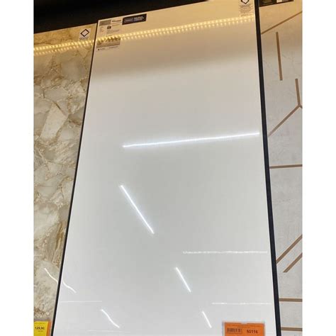 Porcelanato Embramaco 62x121cm Polido Gran Artico Lux 226m² Branco