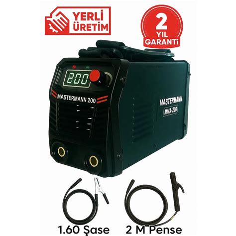 Soyberg Mastermann 200 Amper İnverter Kaynak Makİnasi TÜrk Mali