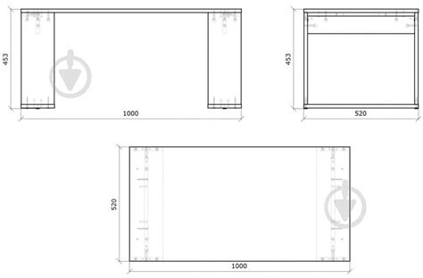 ᐉ Стіл журнальний Concept дуб крафт сірий німфея альба 1000x520x450 мм Грейд • Краща ціна в