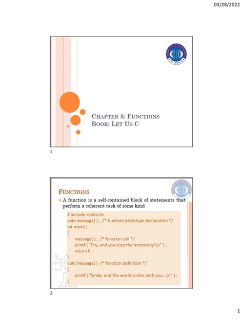 Lec 11 Functions Pdf Control Flow Software Engineering