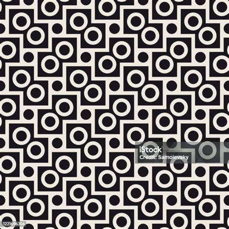벡터 원활한 패턴입니다 현대 세련 된 추상적인 질감 기하학적 타일을 반복 0명에 대한 스톡 벡터 아트 및 기타 이미지 0명 검은색 기하 도형 Istock