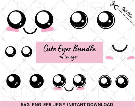 How To Draw Cute Kawaii Eyes