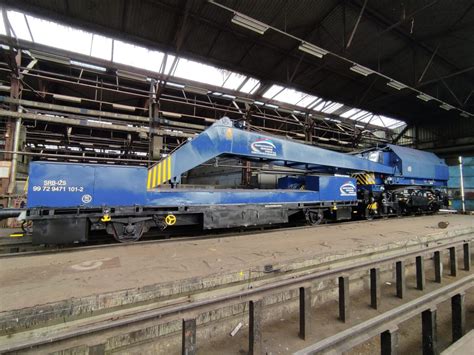 Реконструисана железничка дизалица носивости 60 тона за помоћни воз Градске инфо