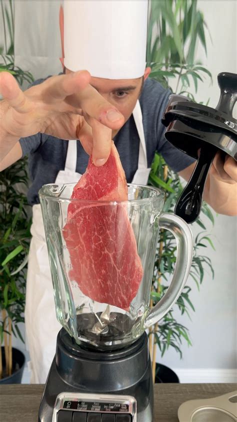 25m Views · 43k Reactions Steak In Blender Secret 🥩🤤 For