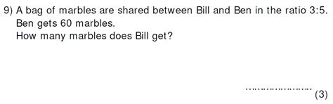 13 Plus 13 Maths Topic Ratio Past Paper Questions Pi Academy