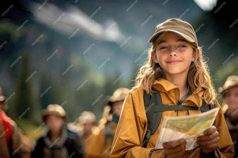 Premium Photo Portrait Of A Scout Look At A Representative Of The