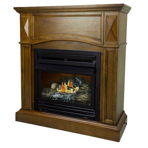 Pleasant Hearth 35 75 In Heritage Ventless Liquid Propane Gas Fireplace