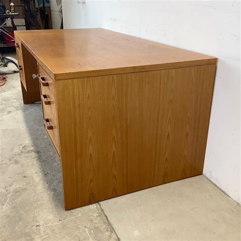 Scandinavian Modern Teak Executive Desk For Sale At 1stdibs