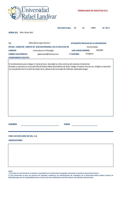 Formulario Solicitud Modelo Ex 17 Consejos